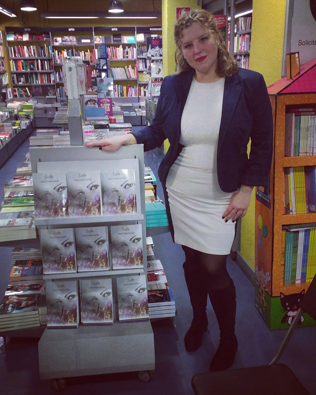 Fotos de la presentación de La gelba en Madrid – Adriana Tejada. Escritora